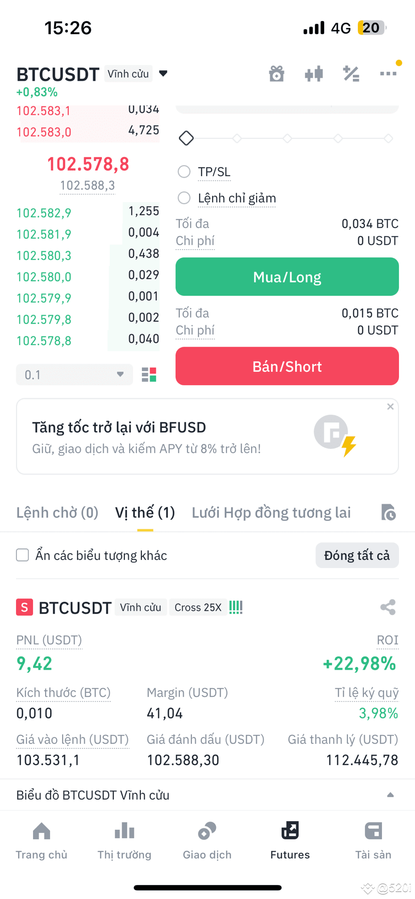 Tonight if we return at 98-99k it's fine. Then tomorrow retu | 520i on ...