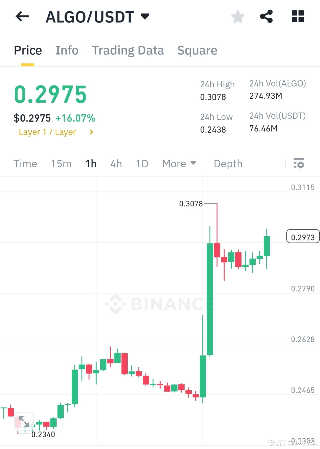 🚀 $ALGO /USDT – READY FOR LIFTOFF? 🔥 ALGO is surging +16 | Trader Rai on Binance Square