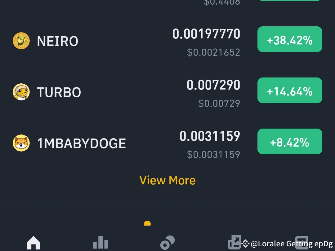 neiro turbo 1Mbabydoge this is three coin good work up do | Loralee Getting epDg on Binance Square
