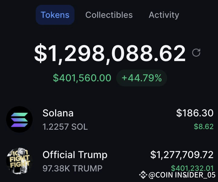 Trump just announced that the top 220 holders of his $TRUMP | COIN ...