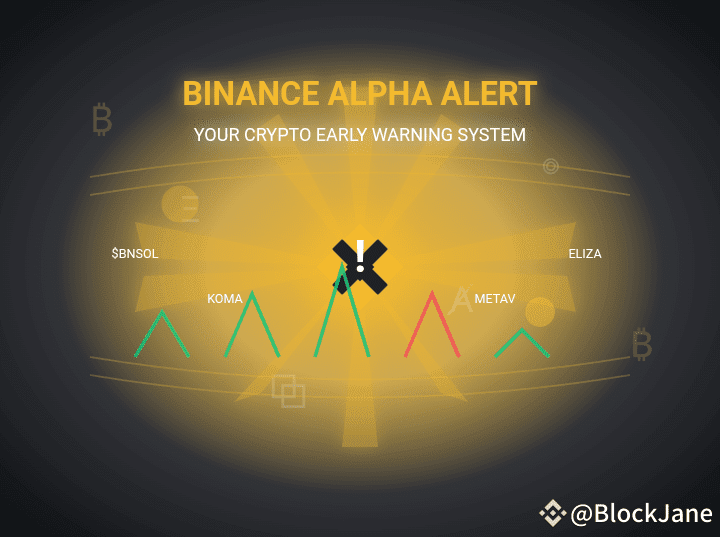 🚨 #BinanceAlphaAlert Binance Alpha Alert: Your Crypto Earl | BlockJane ...