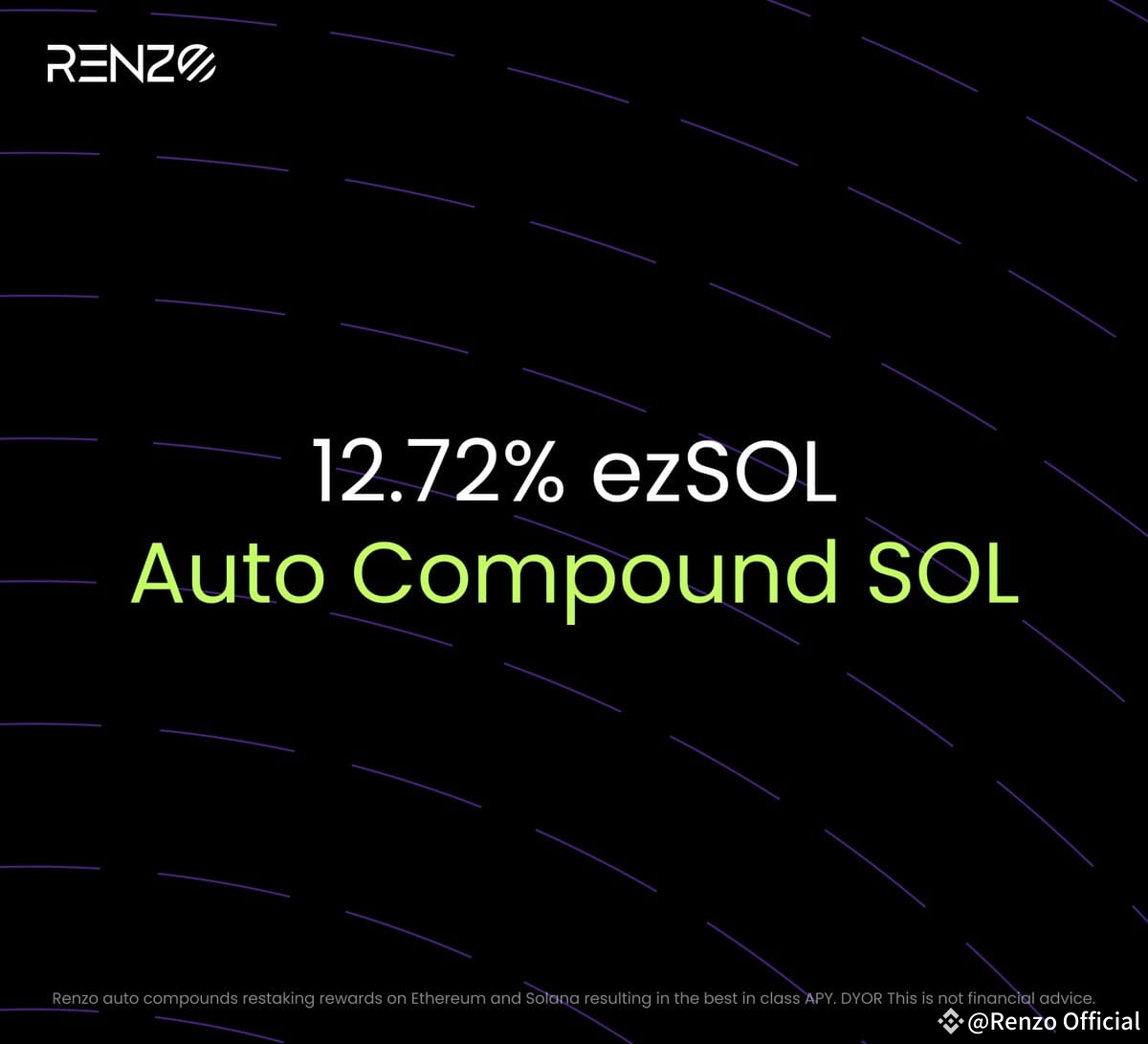 Epoch 735 - 738 @jito_sol Restaking Stats ezSOL 12.72% es | Renzo Official on Binance Square