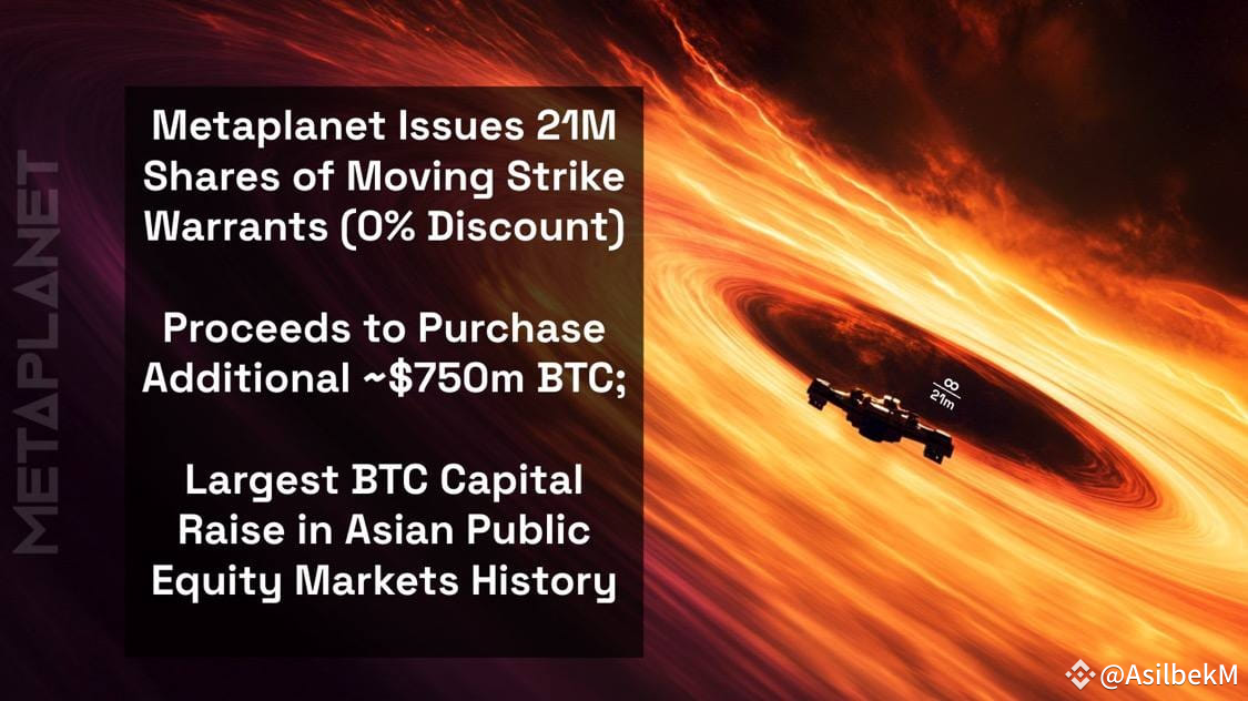 NEW: 🟠 Metaplanet has issued 21,000,000 moving strike warra | ㅤㅤㅤㅤㅤㅤㅤㅤㅤ ...