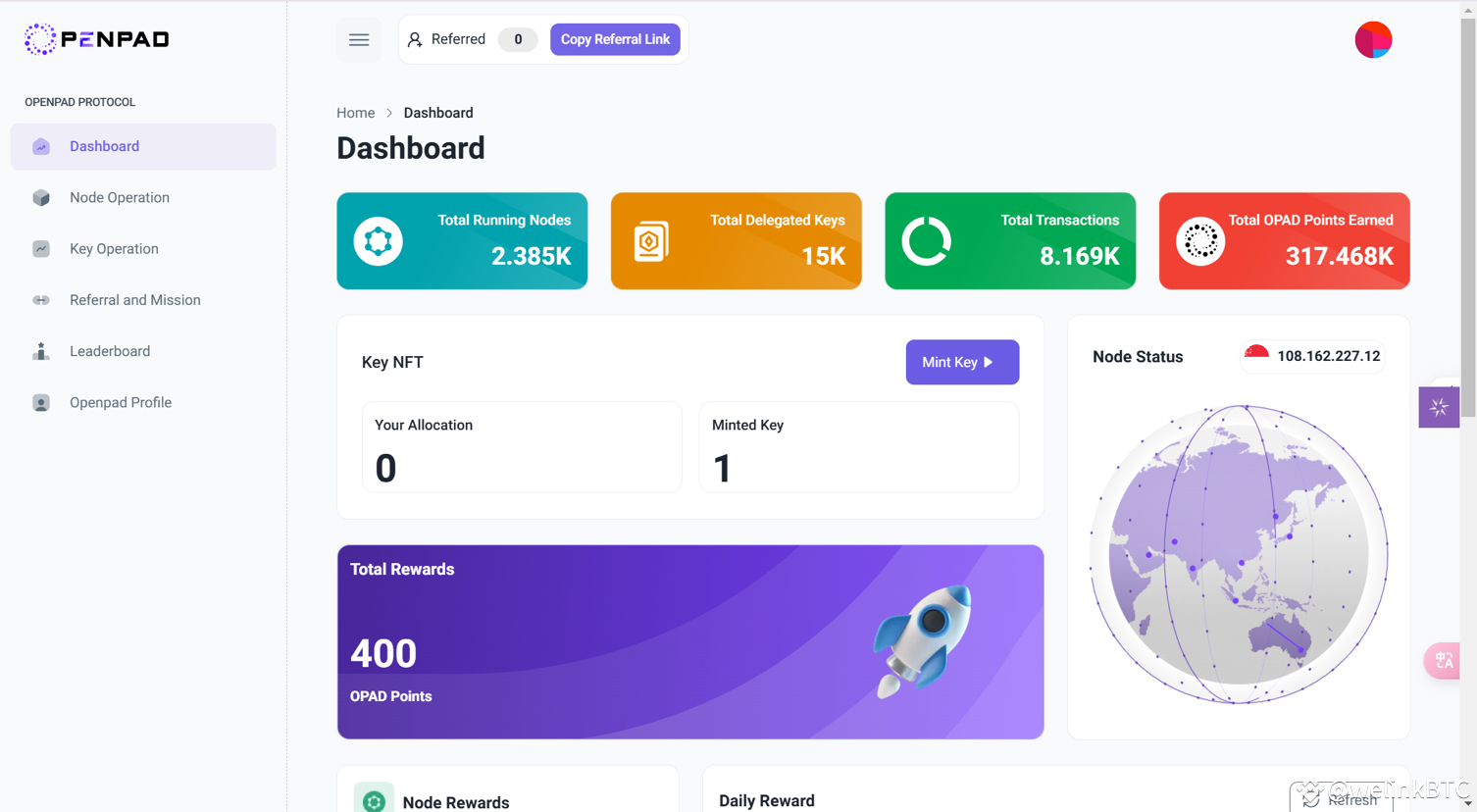Funding 2 million USD OpenPad @Openpad_io Node mining, in t | 万联welinkBTC on Binance Square
