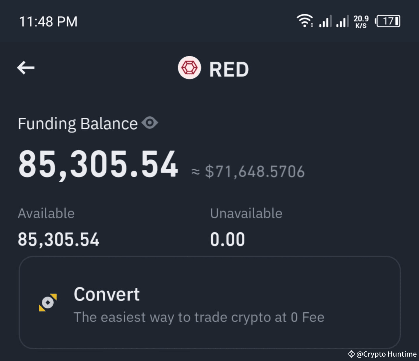 🚀 I'm Holding Over 85K #RED Tokens on Binance! In one of m | Crypto ...