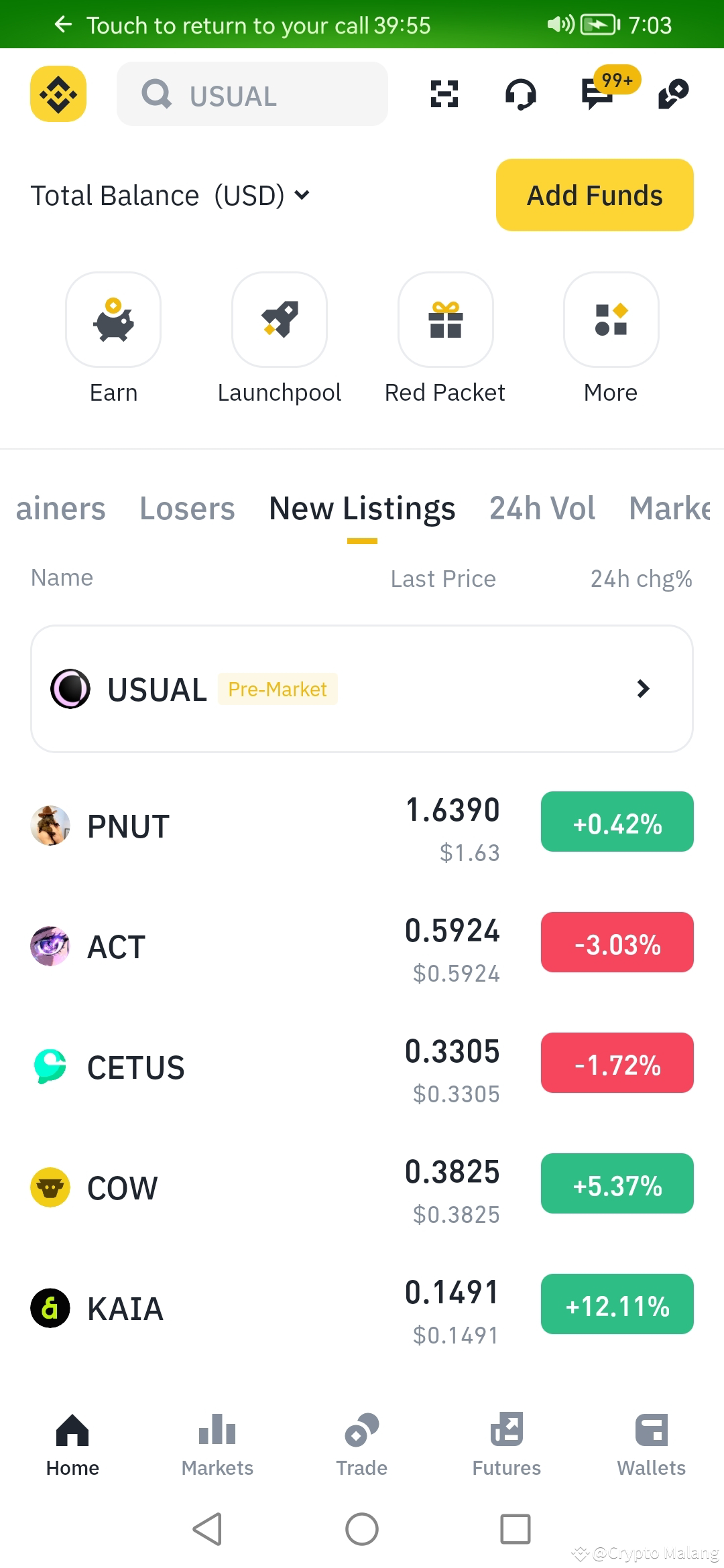 USUAL coin is trading on pre market, next time before buying | Crypto ...