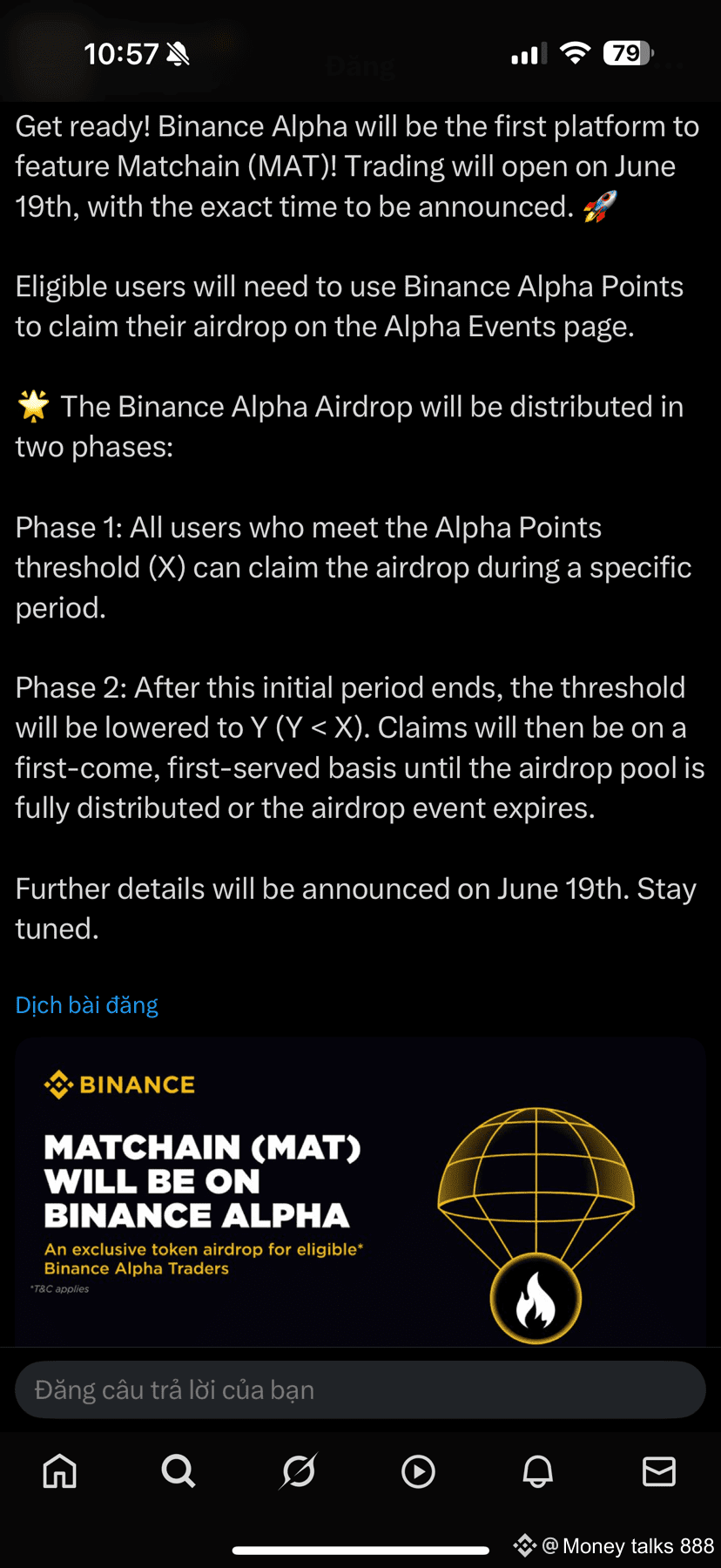 #MAT get Alpha point ready for MAT, brothers. So today | P2P-cdc5c8zd ...