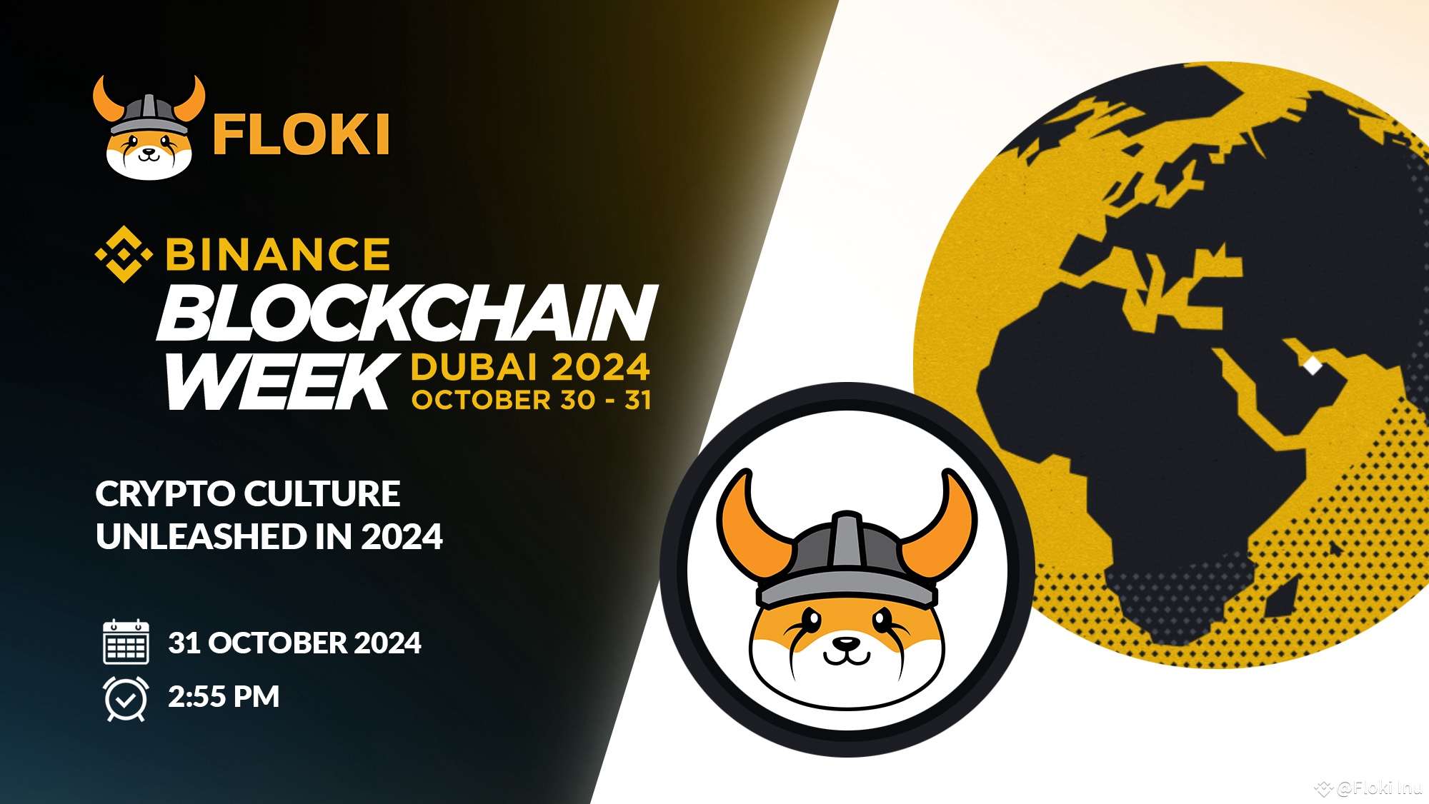 $FLOKI is proud to announce that we will be speaking at #Bin | Floki ...