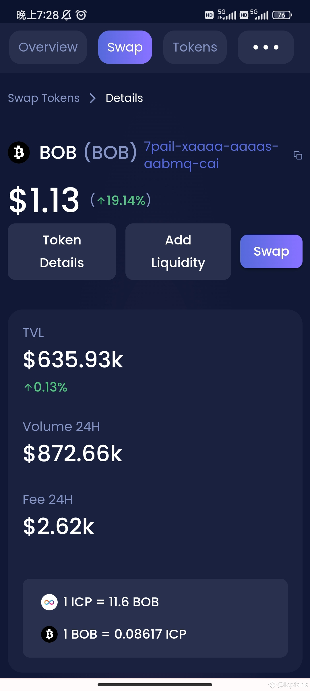 Thank you $ICP , thank you BOB, I earned my first 500,000 in | Icpfans ...