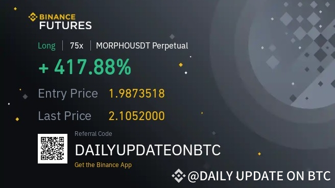 MORPHO COIN ANALYSIS 🔥417% MASSIVE WIN 🔥 | DAILY UPDATE ON BTC on ...