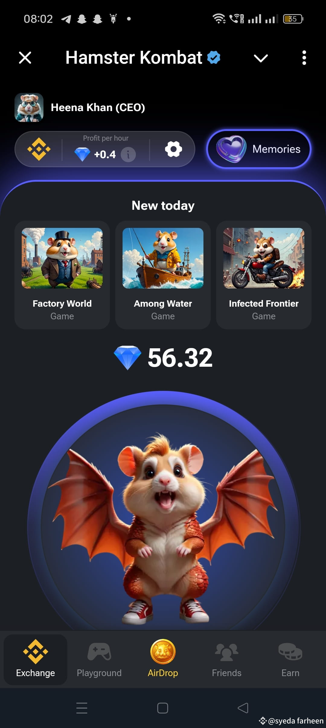 started a new session ,m happy with this also | syeda farheen on ...