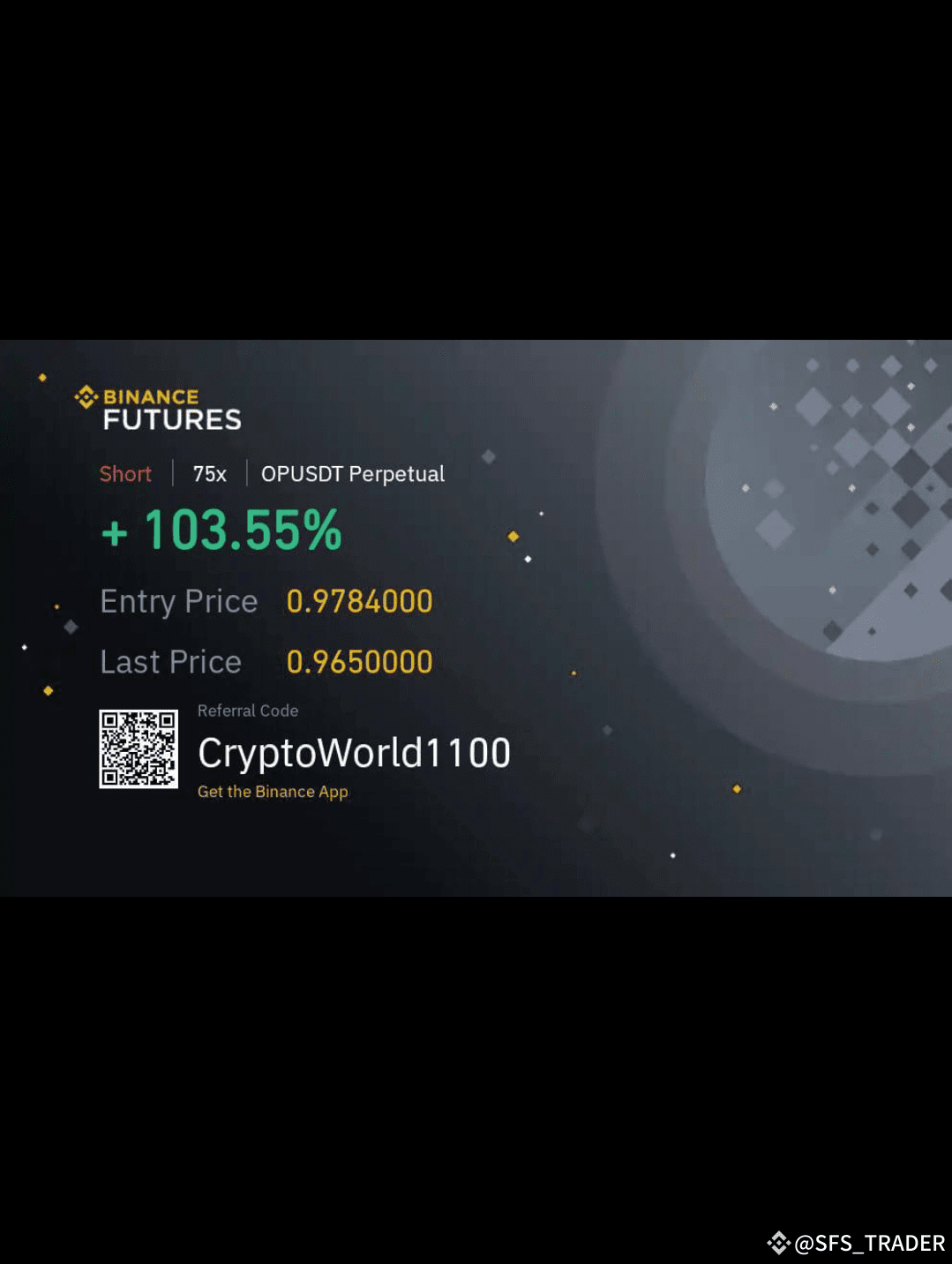 🚨 $OP /USDT SHORT SIGNAL 🚨 📉 Enter: Market Price 💥 Leve | SFS_TRADER on Binance Square