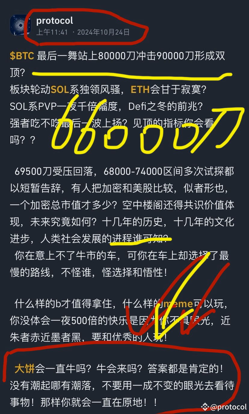 $BTC 8 In the month, I said it would hit 80,000 dollars!! I' | protocol ...