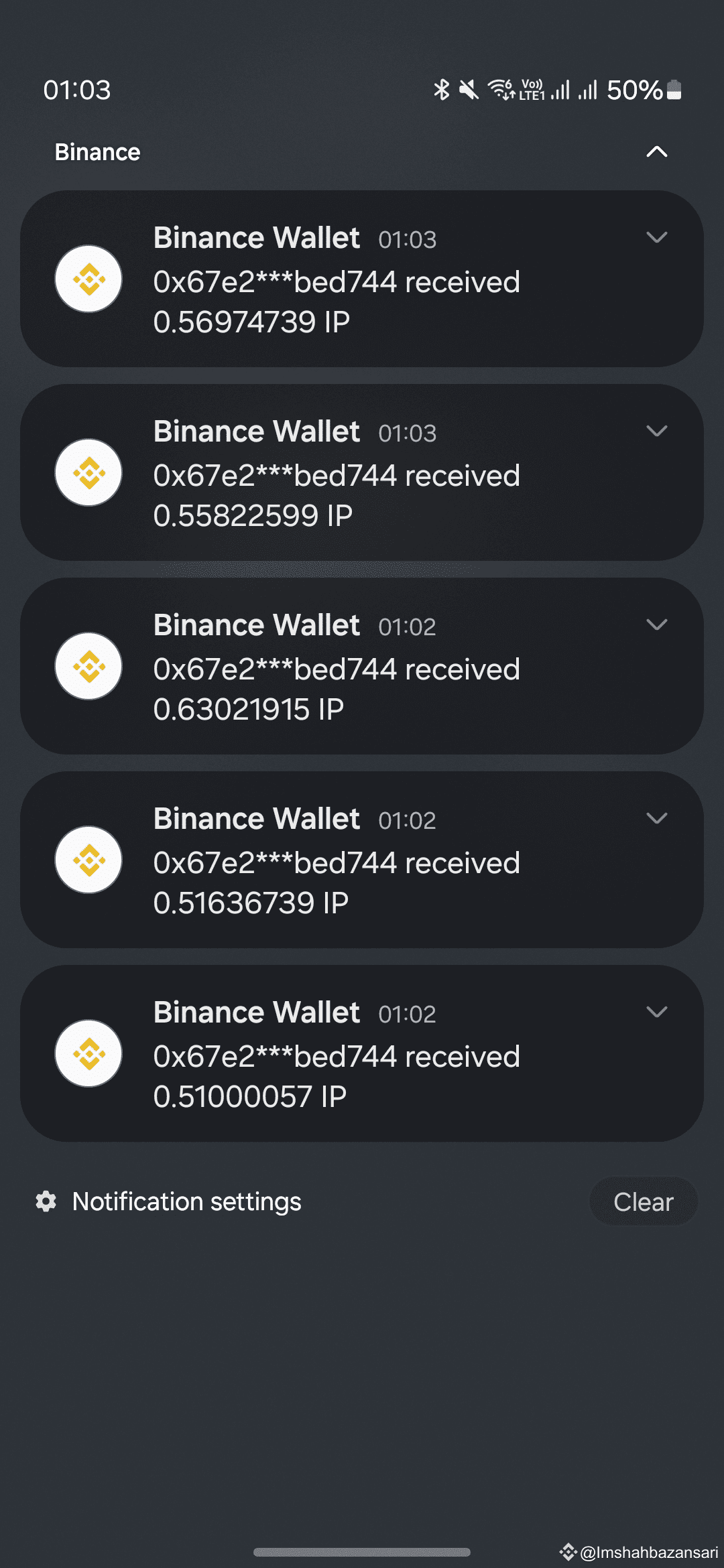 Claimed successfully ip token $IP | Imshahbazansari on Binance Square