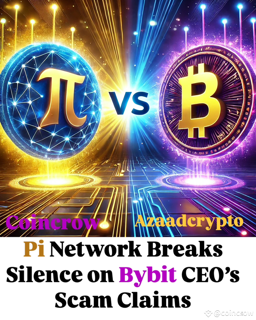 🚨 Pi Network Breaks Silence on Bybit CEO’s Scam Claims 🚨 | coincrow on Binance Square