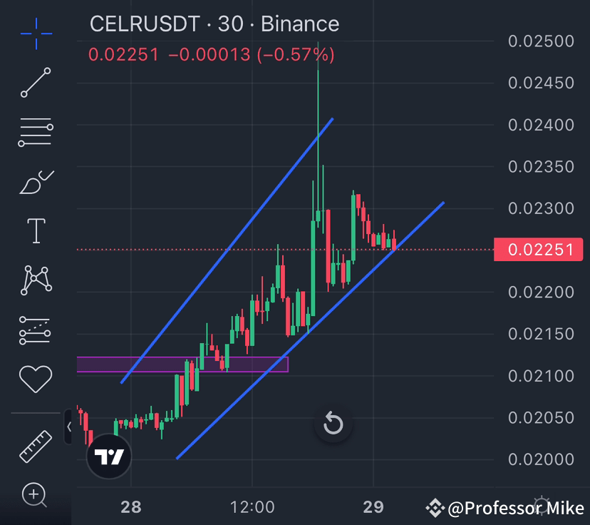 Bull Run Confirmed for $CELR USDT: Time to Enter the Market! | Professor Mike on Binance Square