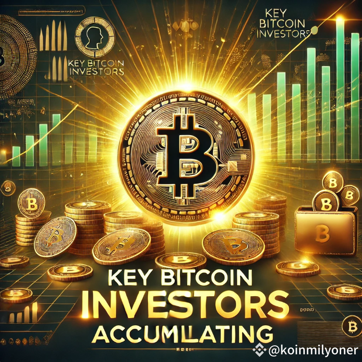 Key Bitcoin Investors Accumulate Recently On-chain data sug | koinmilyoner on Binance Square