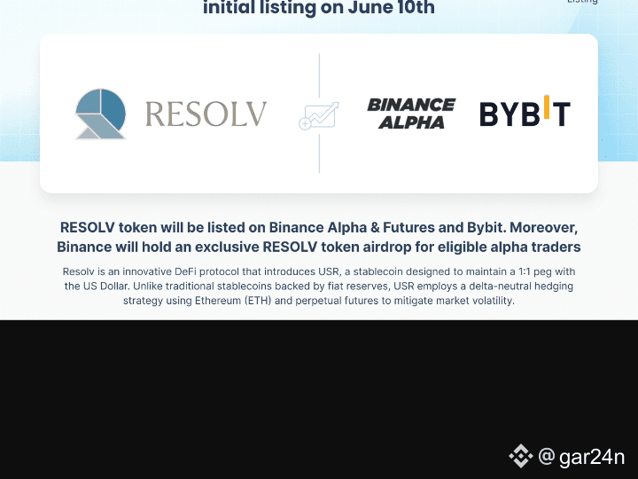 Resolv (RESOLV) will conduct its initial listing on June 10 | gar24n ...