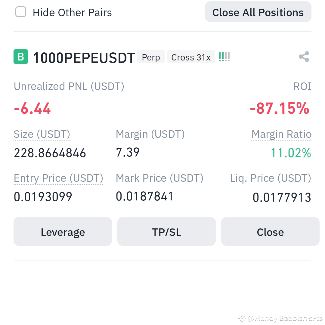 hold or close #1000PEPEUSDT | Mendy Babbish sFts on Binance Square