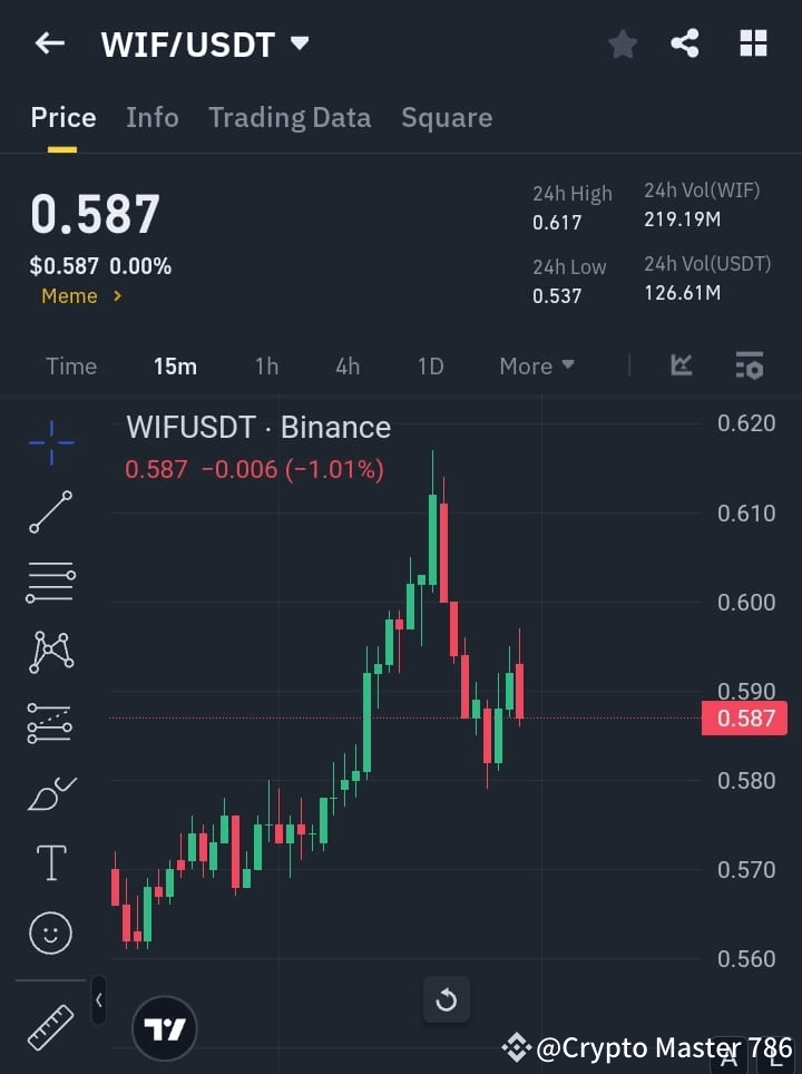 📉 $WIF /USDT Short Trade Alert! 📉 💰 Current Price: $0.58 | Crypto Master 786 on Binance Square