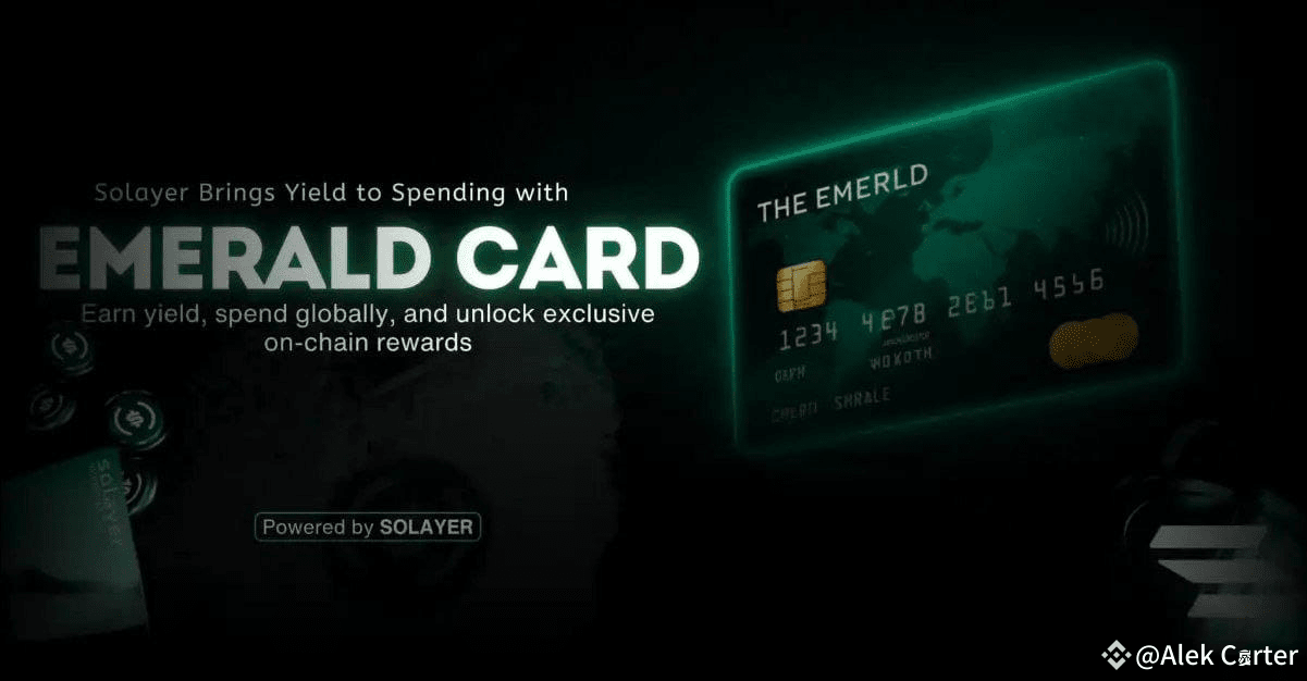 Solayer launches the Emerald Debit Card for 40,000+ users ac | Alek ...