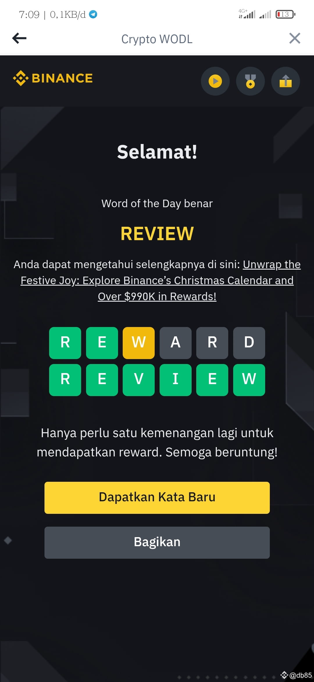 https://safu.im/Dw2HrZbH Just need 1 more time 🙏 | db85 on Binance Square