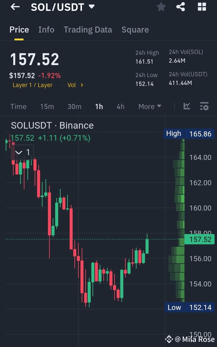 $SOL /USDT Strong Recovery Waves Incoming 📈💯 Don't Miss | Mila Rose on Binance Square