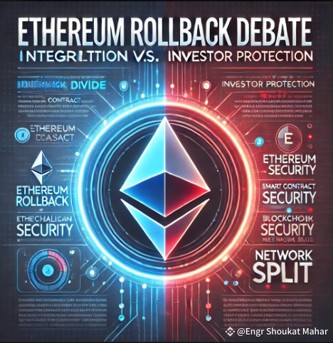 #EthereumRollbackDebate | Network Split Ahead? The Ethereum | Engr ...