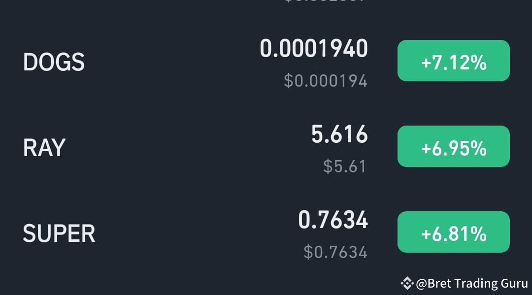 🚀 Binance Market Update | Crypto Signals 🔥 🔹 $DOGS (Dog | Bret Trading ...