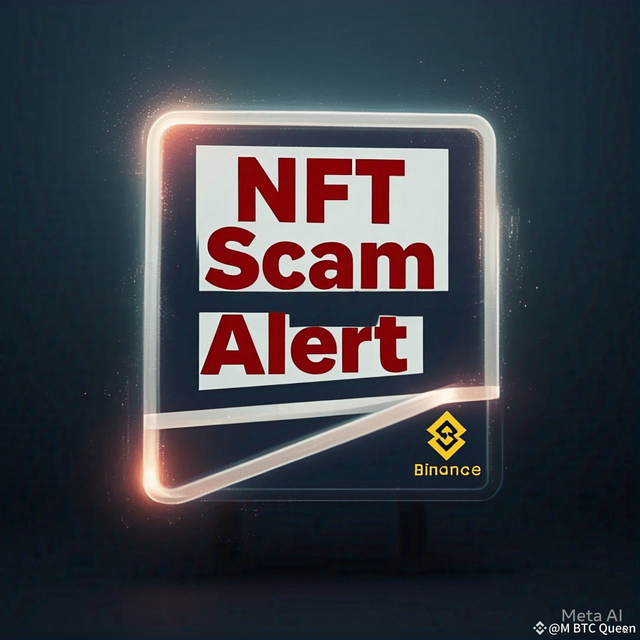 Here's a sample content for an NFT scam alert post on Binanc | M BTC ...