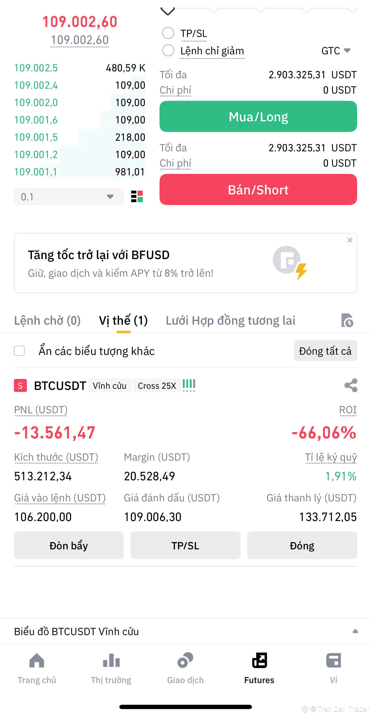 Making a bouncing wave that always bounces through 109k is r | Tran Dat ...
