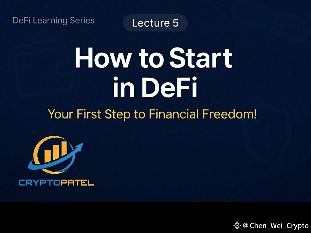 Lecture 5: How to Start in DeFi (Step-by-Step) 1️⃣ Get a cr | Danica ...