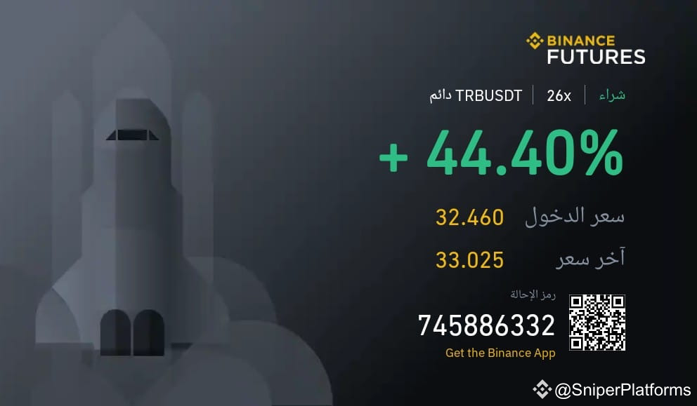 First goal successfully $TRB | قنـاص المنـصات الـيمني on Binance Square