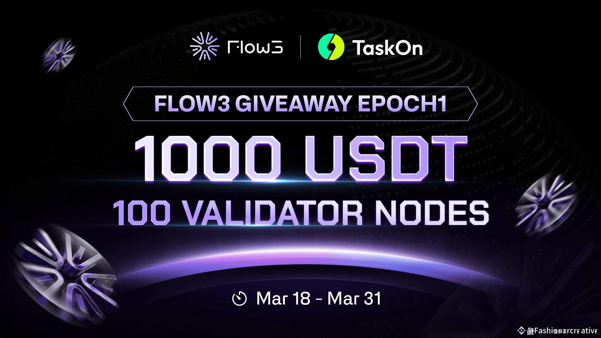 New airdrop: Flow3 Network (FLOW3) Total Reward: FLOW3 Token | Fashionarcreative on Binance Square