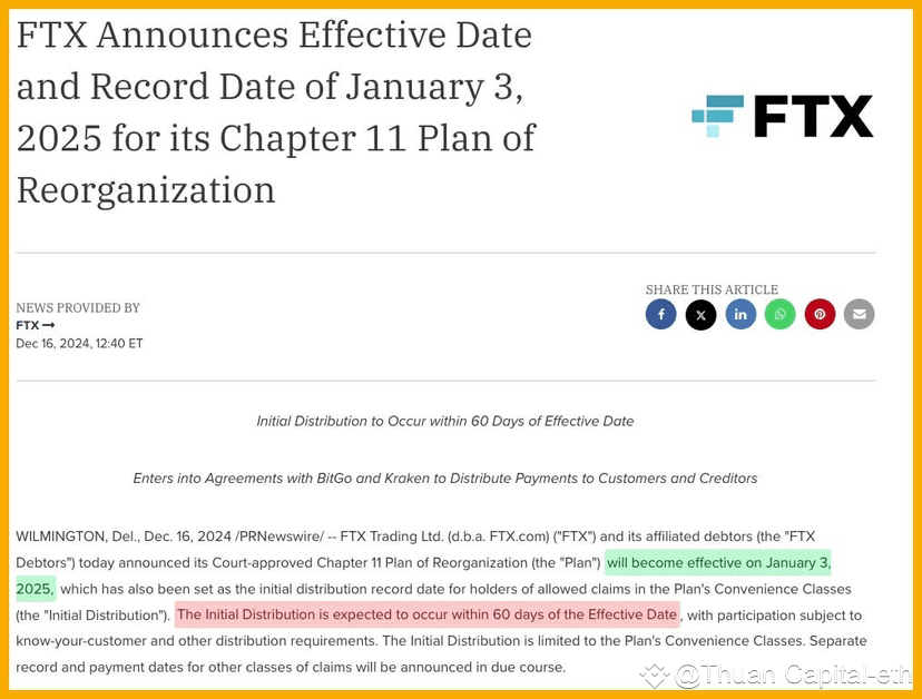 $BTC Today, the court agreed to FTX's payment plan, and FTX | Thuan Capital-eth on Binance Square
