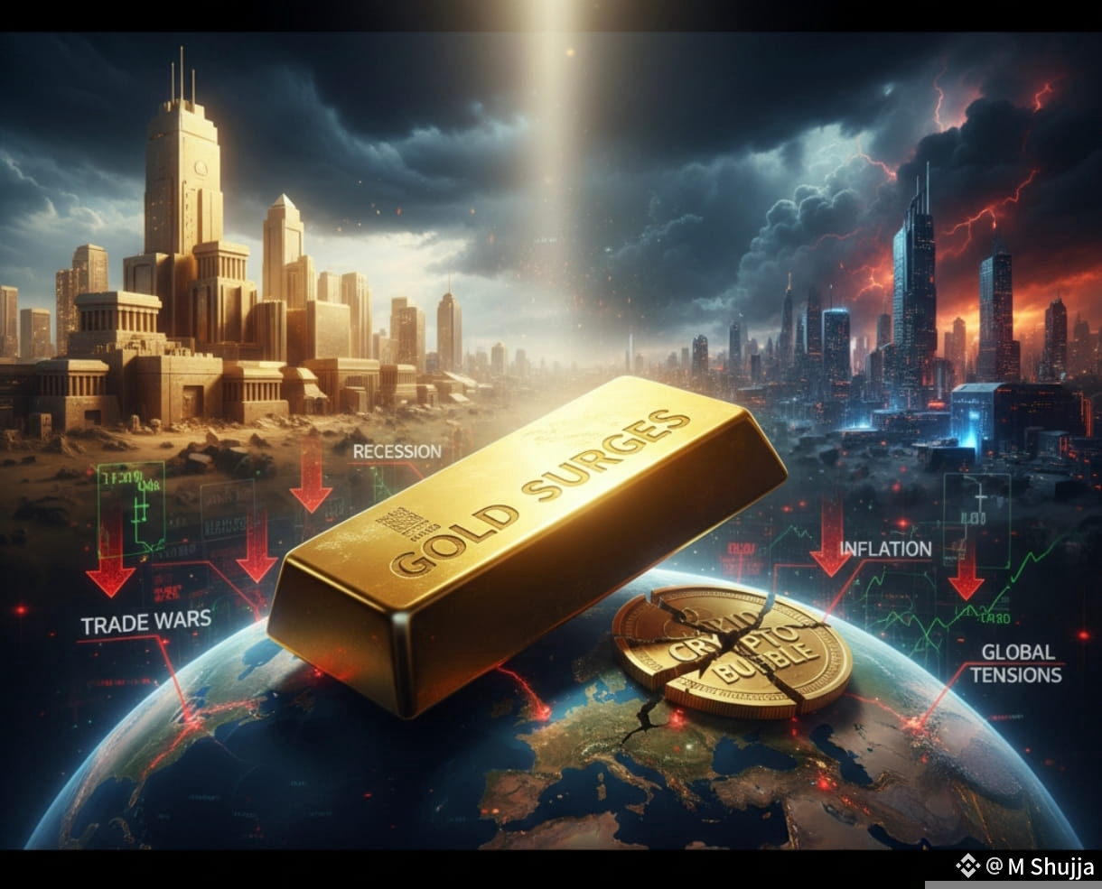 💰 Gold Surges as Global Recession Fears & Trade Wars | M Shujja on ...