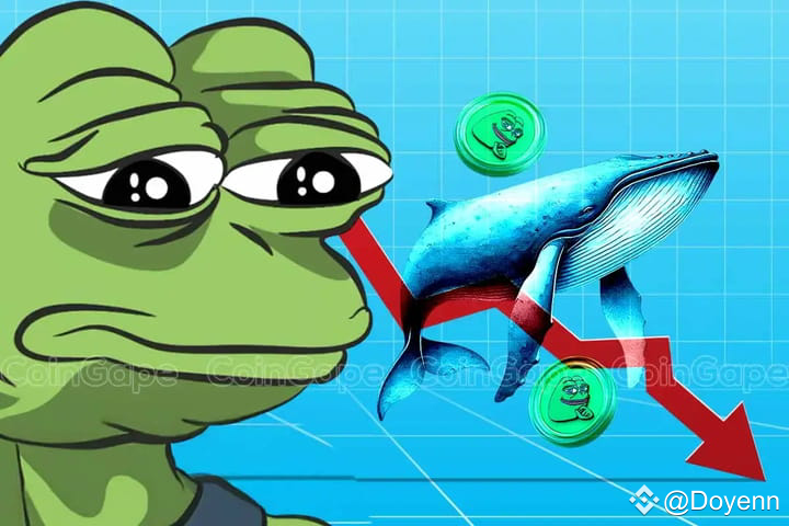 🚨How Low Can Pepe Coin Go? 🐸💸 Whales Spark a Big Price Dr | Doyenn on Binance Square
