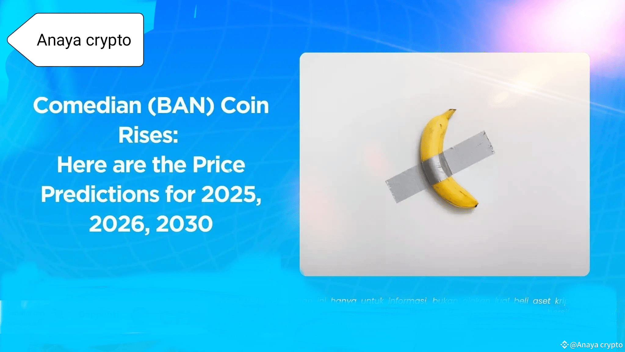 Comedian ($BANANA ) Coin Is Going Bananas! Price Predictions | Anaya ...