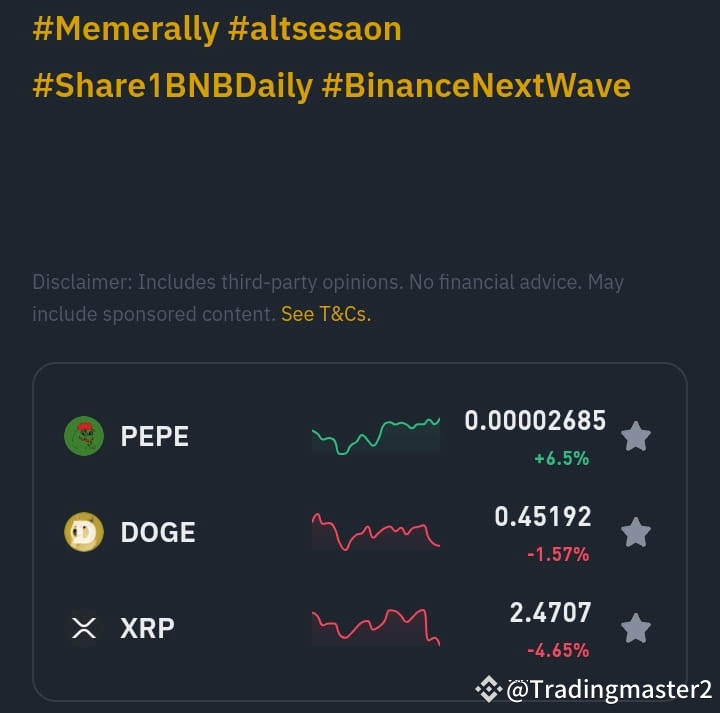 Here's an example of a cryptocurrency trading signal alert b | Tradingmaster2 on Binance Square
