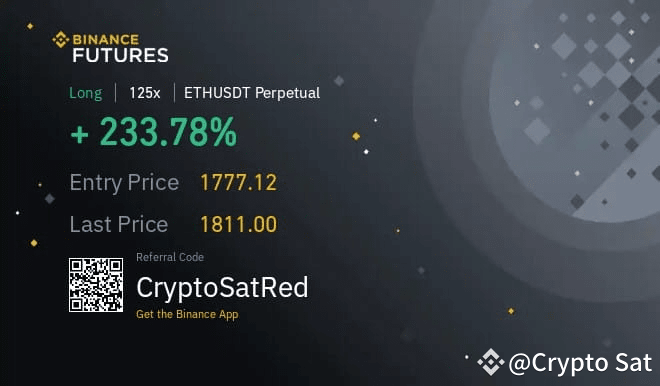 $ETH ACHIEVED our Target 🍸 #CryptoSat | Crypto Sat on Binance Square