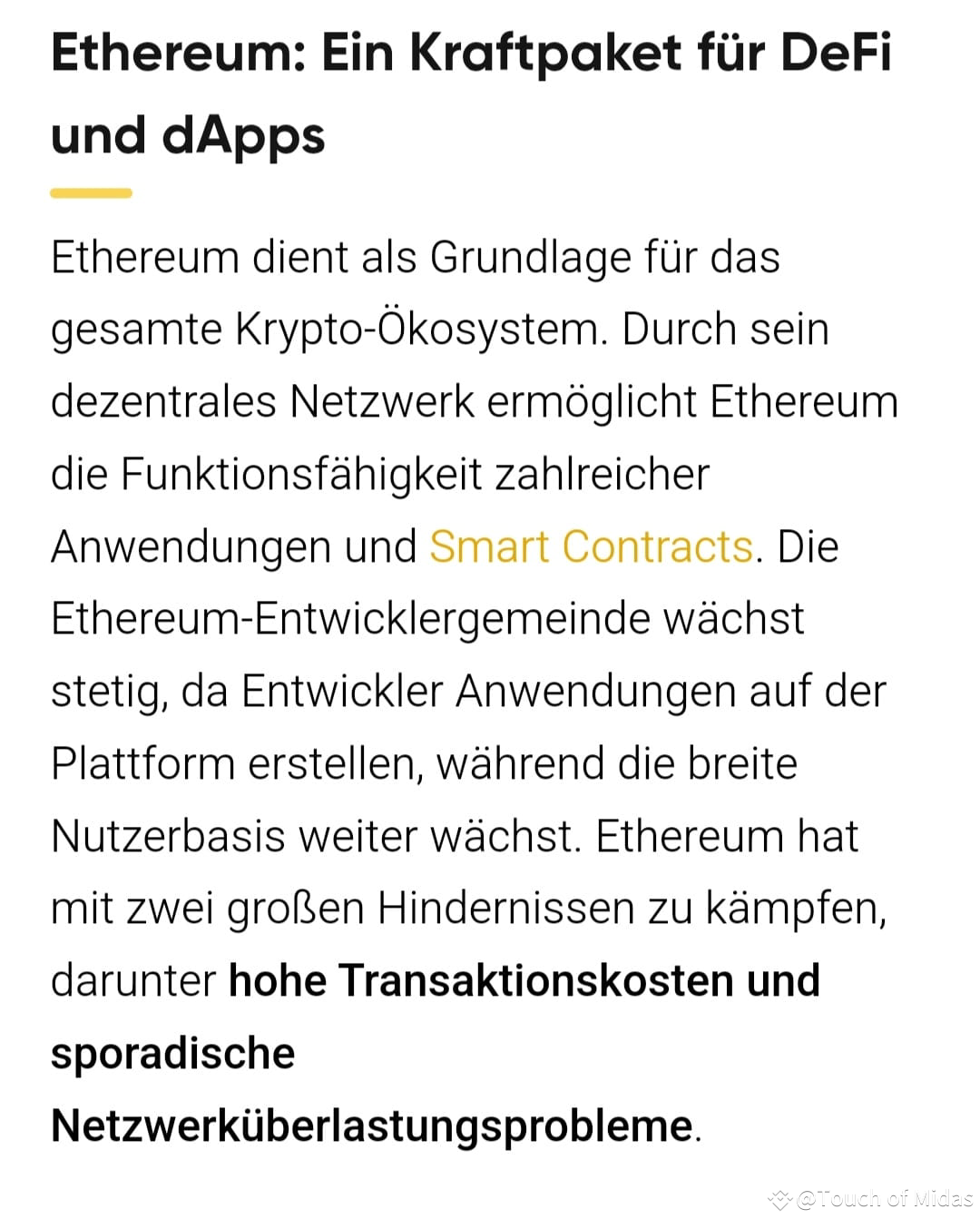 $ETH 🪙 One of the most beloved projects that has given so | Touch of ...