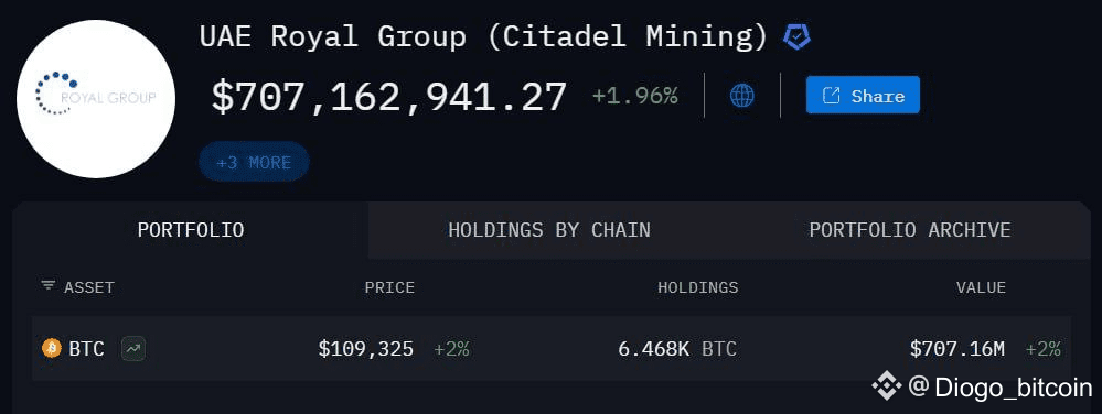 🕵️‍♂️ #BTC The UAE Royal Group is an important investment | Diogo ...