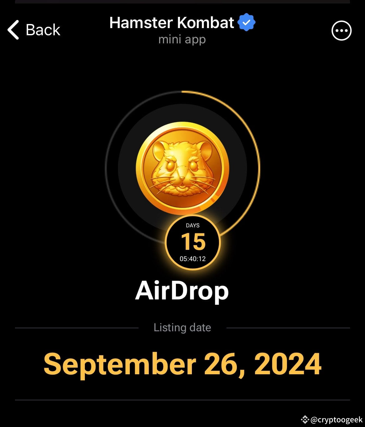 Criteria to Qualify for HAMSTER KOMBAT Airdrop To be elig | cryptoogeek ...