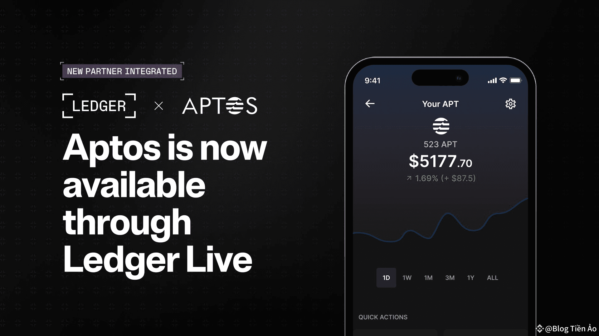 $APT is now available on Ledger Live Users of the Ledger c | Blog Tiền ...