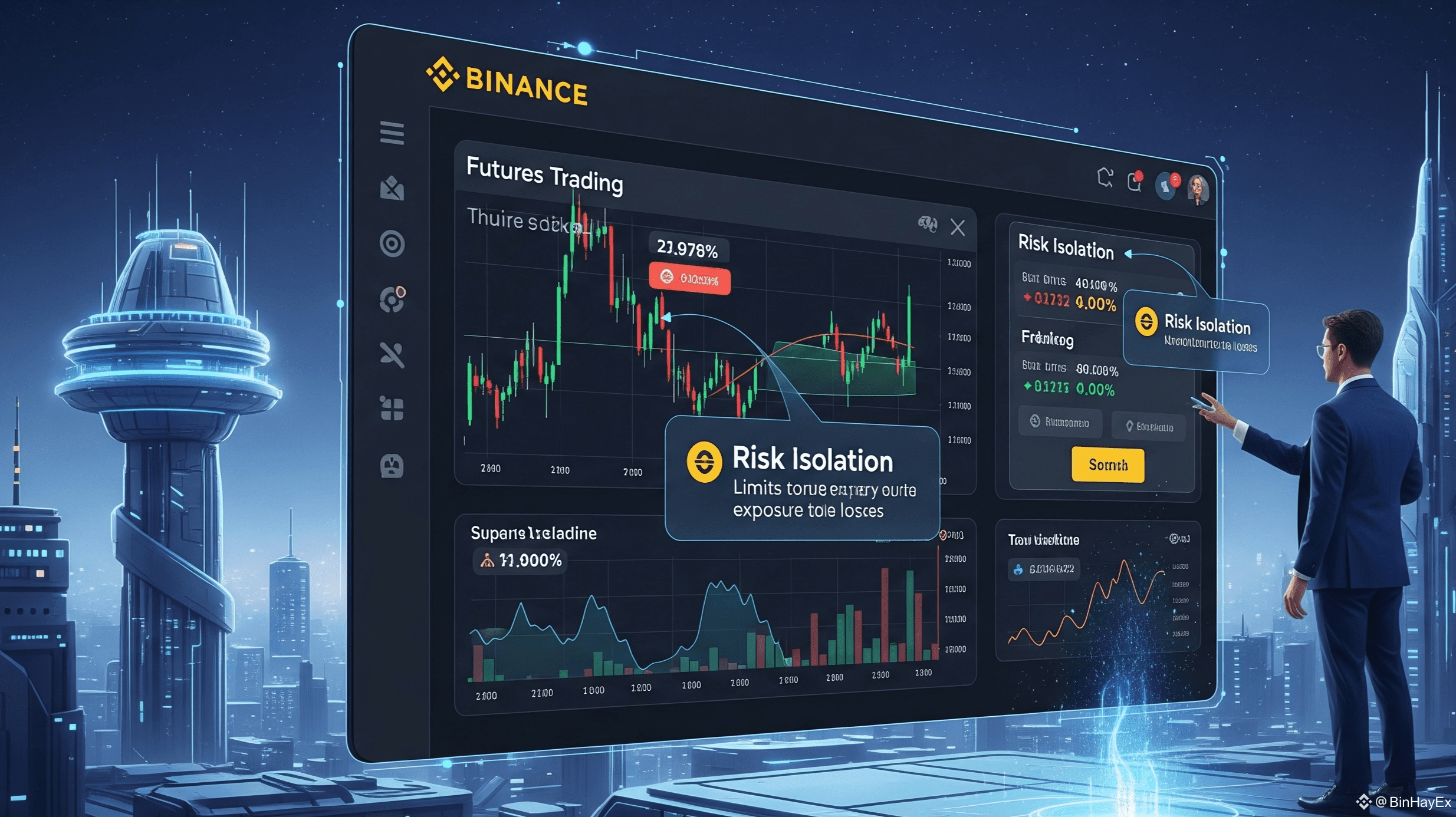 How to trade futures with isolated risk on Binance | BinHayEx on ...