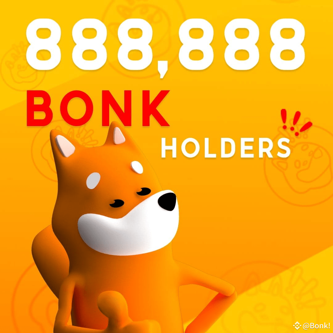 There are now over 888,888 $BONK holders on chain ️ ️ ️ The | Bonk! on ...