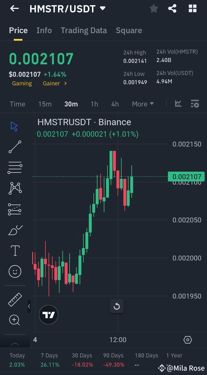 $HMSTR /USDT Bull Run Alert !💯🔥 Catch the Opportunity Wa | Mila Rose on Binance Square