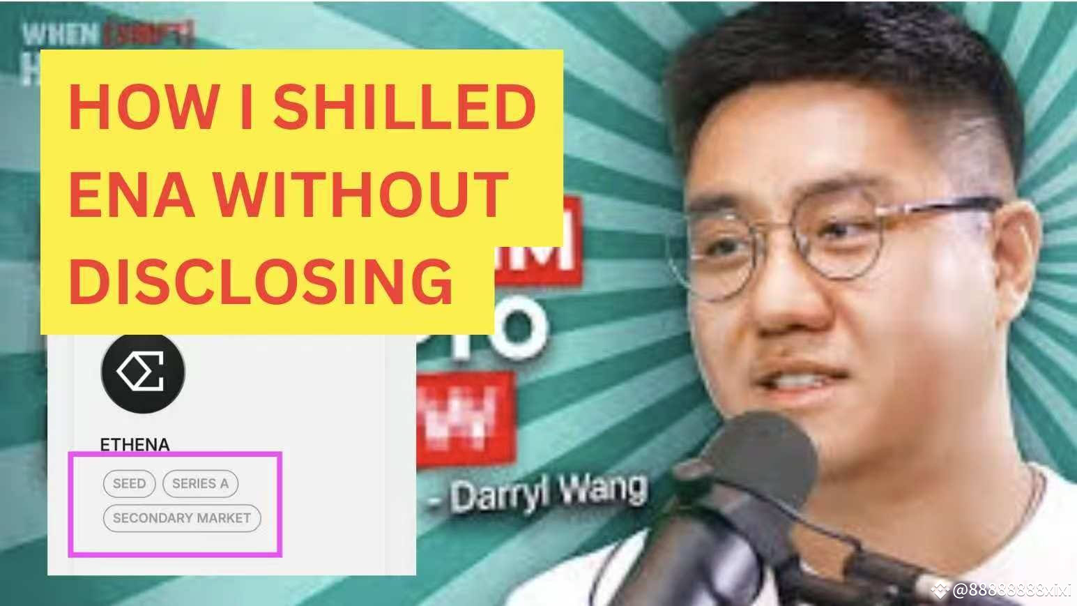 $ENA Trader Eugene Ng Ah Sio is none other than Tangent Ven | 币圈神算子茜茜 ...