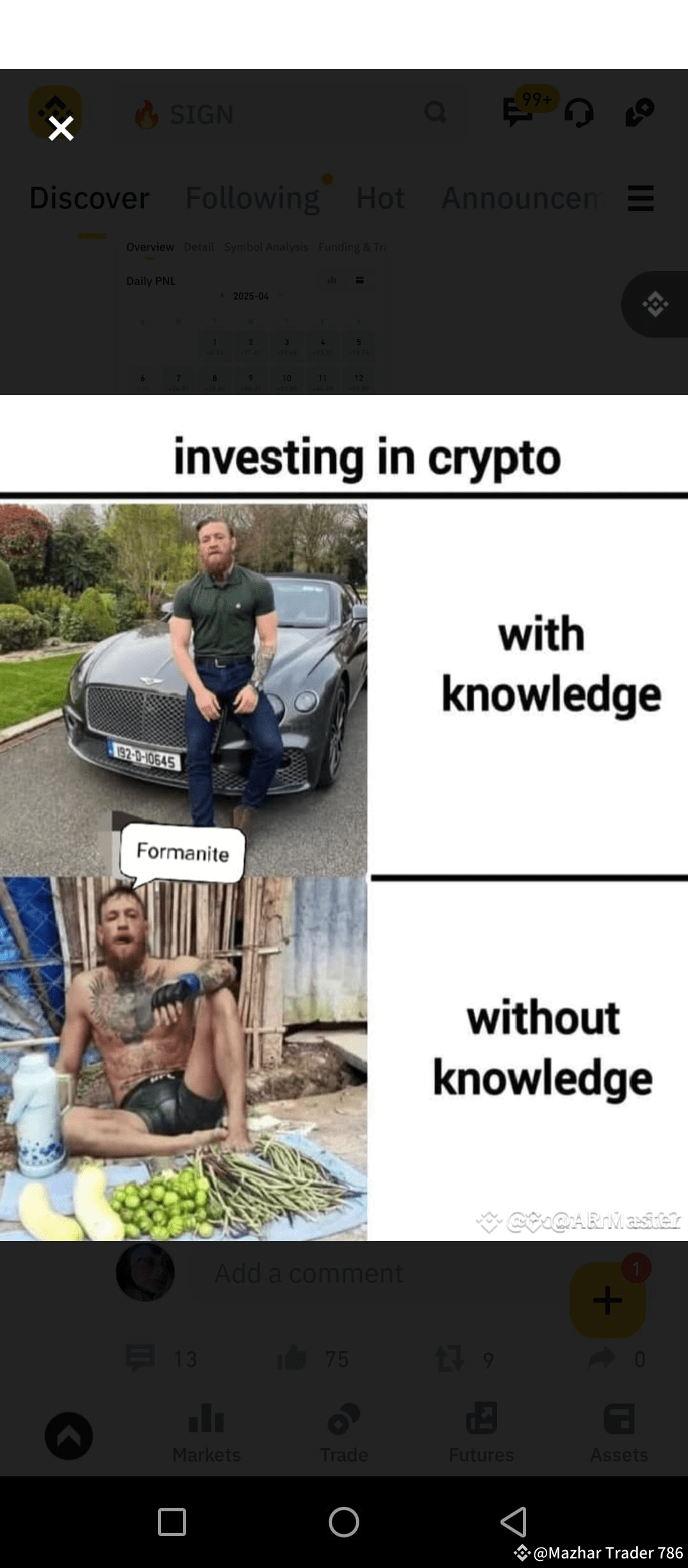 little knowledge big loss | Mazhar Trader 786 on Binance Square