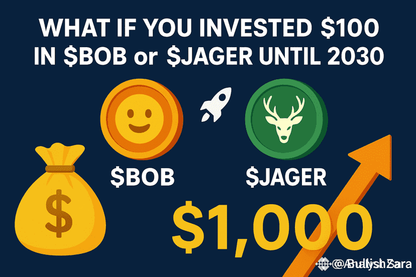 🚀 WHAT IF YOU INVESTED $100 IN $BOB OR $Jager UNTIL | MR_Wolf_Official ...